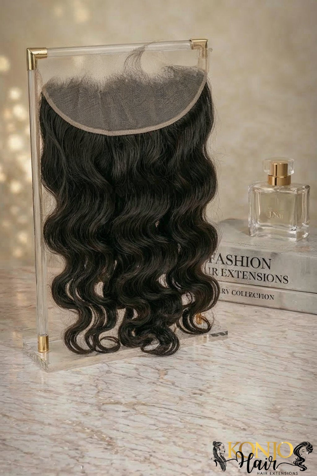 HD פרונטל לייס ברזילאי גלי עדין (13X4) – konjo-hair